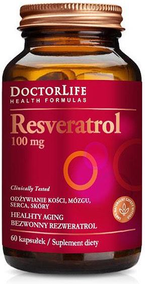 Doctor Life Resveratrol 100mg 60kaps. - Opinie i ceny na Ceneo.pl