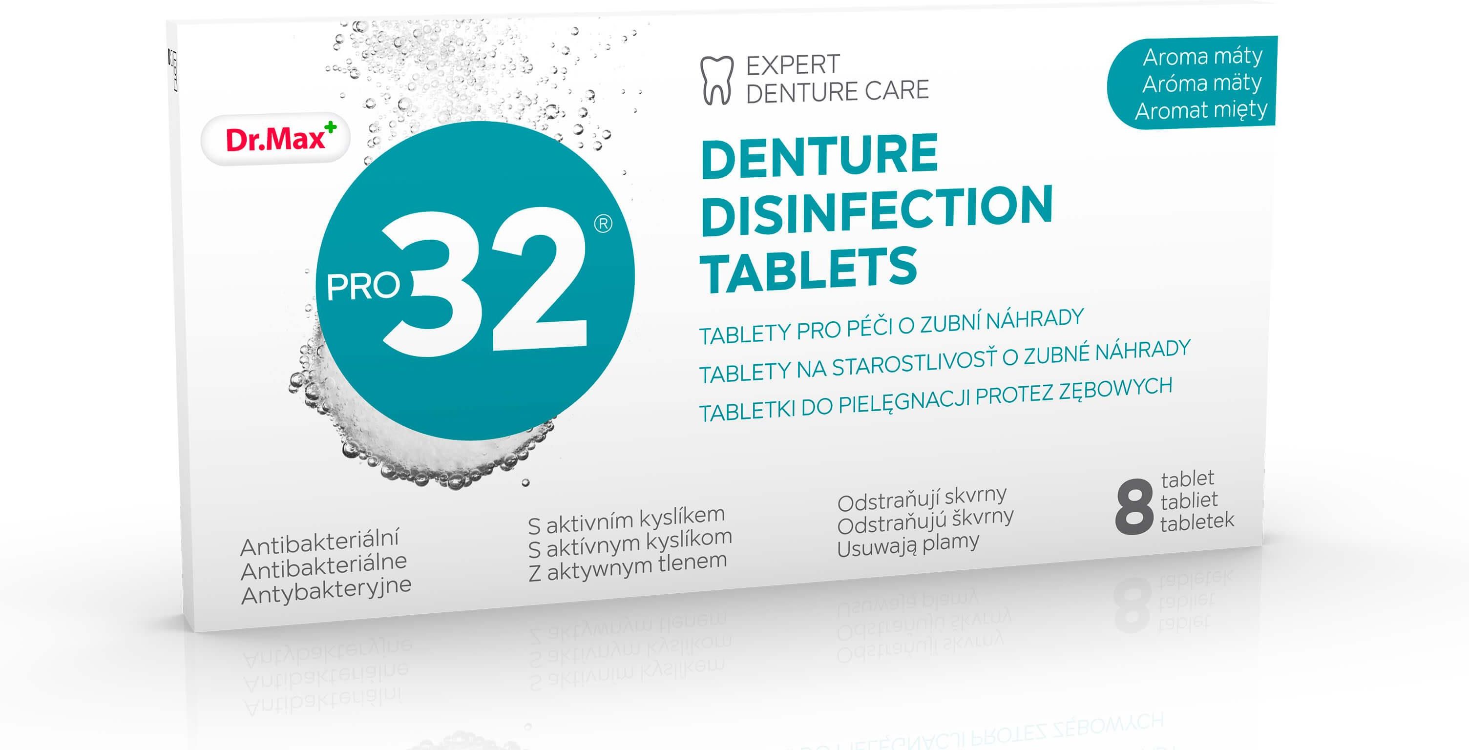 Pro32 Dr.Max tabletki czyszczące do protez 8szt - Opinie i ceny na Ceneo.pl