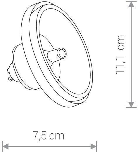 Nowodvorski Reflector Cob Es111 Gu10 12W Neutralna 4000K 18057 (18057 ...