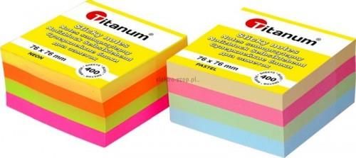 Notes samoprzylepny Titanum mix fluo 400k 76x76 mm (YGSF-02) - Ceny i ...