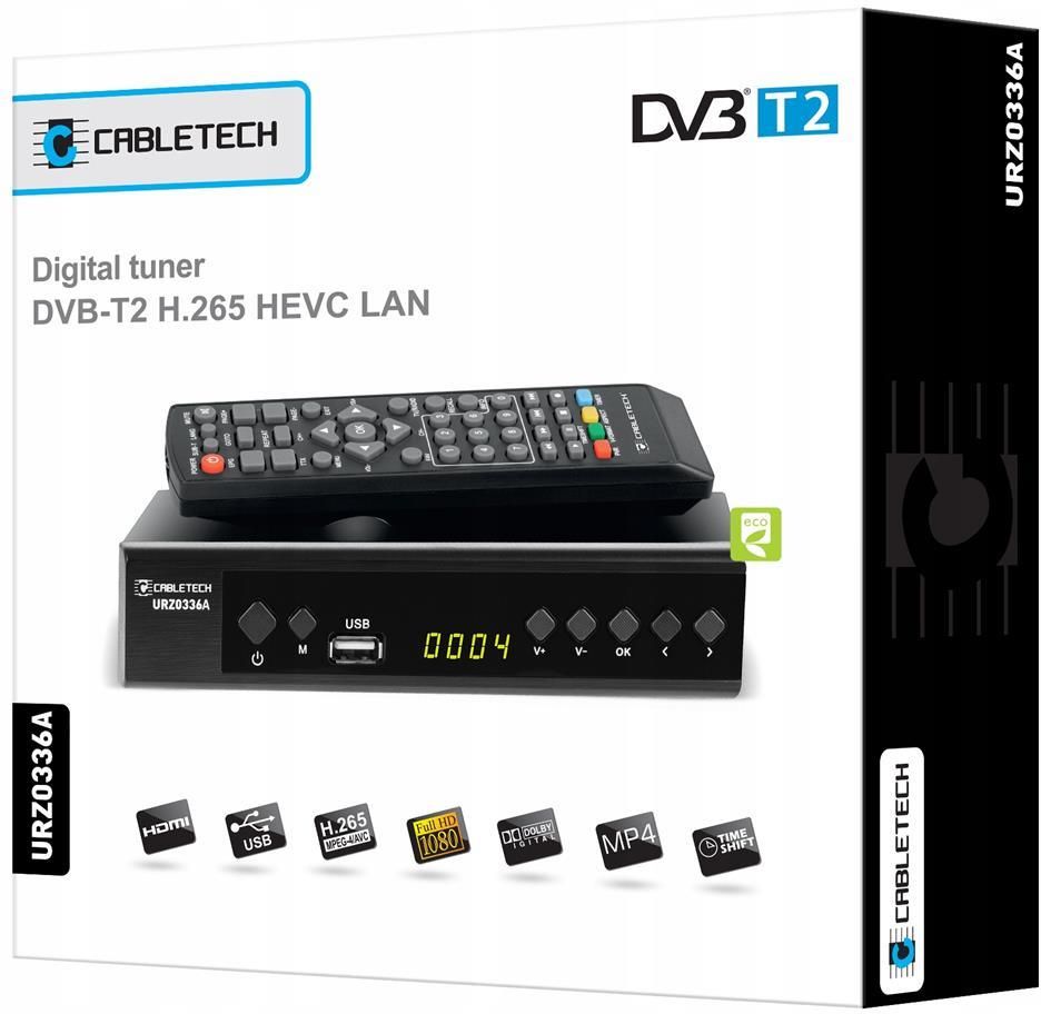 Cabletech Tuner Hd Do Tv Naziemnej Hevc Lan (urz0336) - Opinie i ceny ...