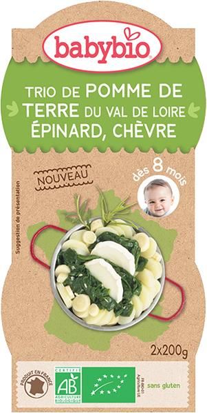 Vitagermine Babybio Ziemniaczki Ze Szpinakiem I Serem Kozim Po 8 ...