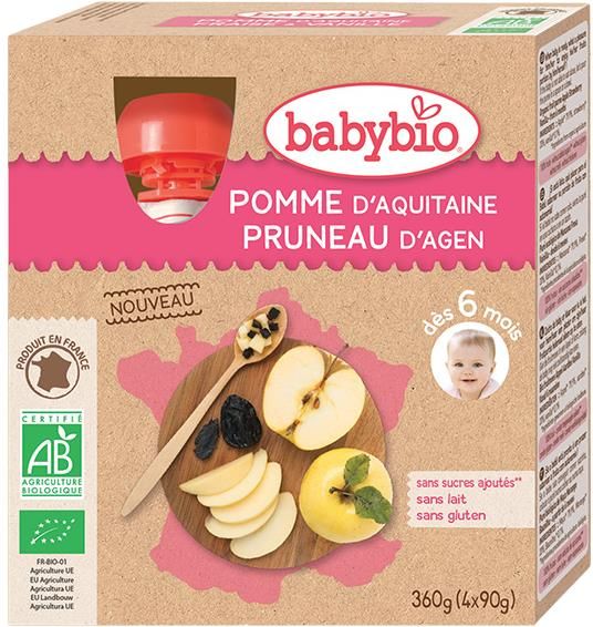 Vitagermine Babybio Jabłko Śliwka Po 6 Miesiącu 4x90G - Ceny i opinie ...