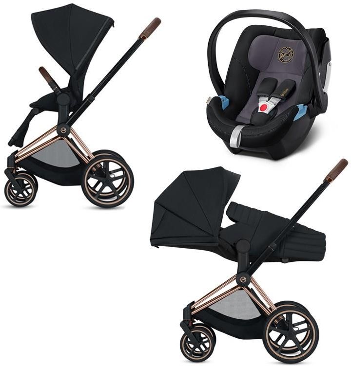 Wózek Cybex Priam 2.0 Lite True Red Głęboko Spacerowy + Fotelik Cybex ...