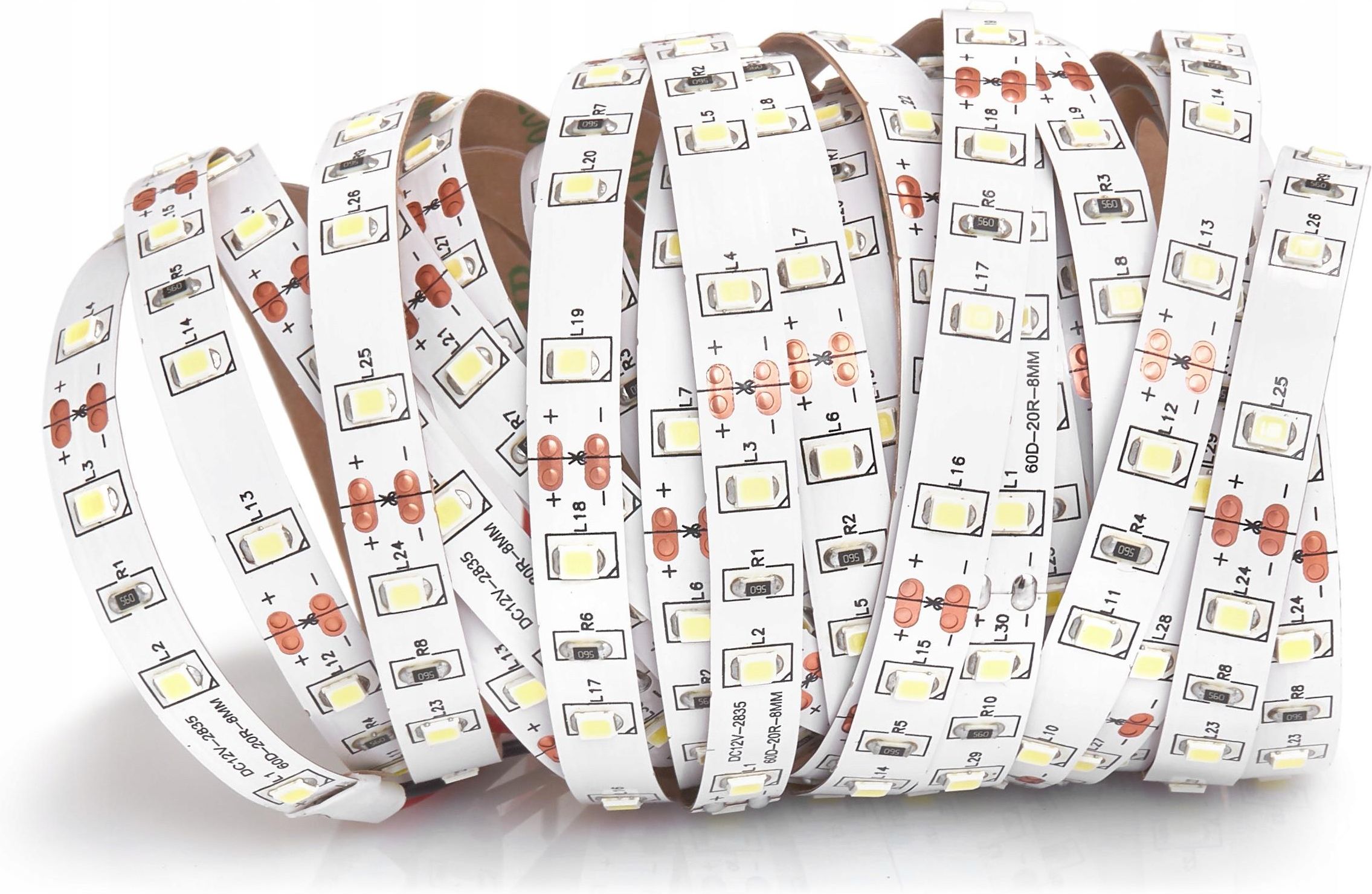 Koloreno Taśma Led 12V 2835 300Led 5M Ip20 Biały Neutralny Premium (tl12v283560ip20nwp) - Opinie ...