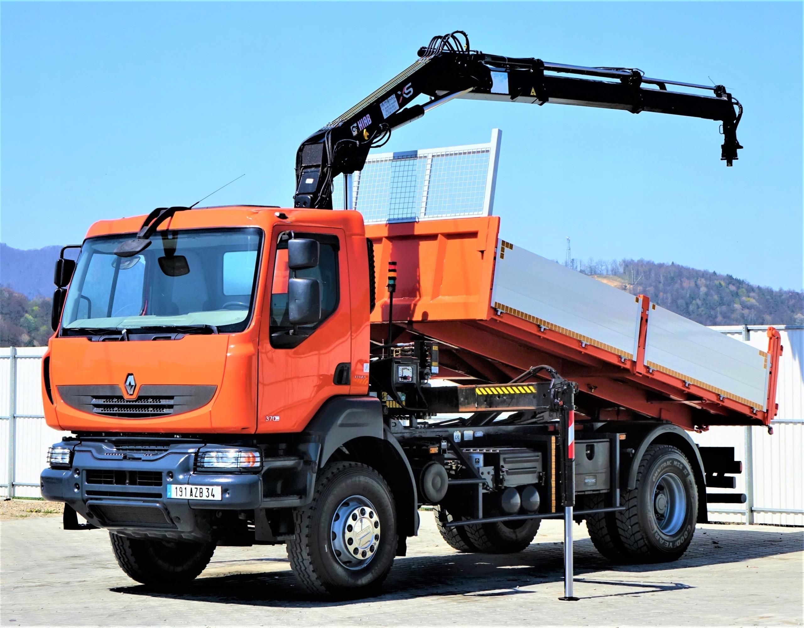 Renault Kerax 370 DXI* Wywrotka 4,80 m + HDS * 4x2 - Opinie i ceny na ...
