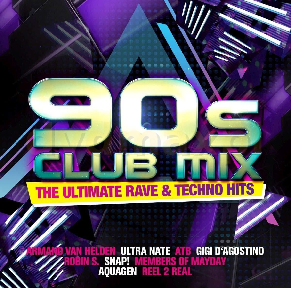 Płyta kompaktowa 90s Club Mix - The Ultimative Rave & Techno Hits [2CD ...