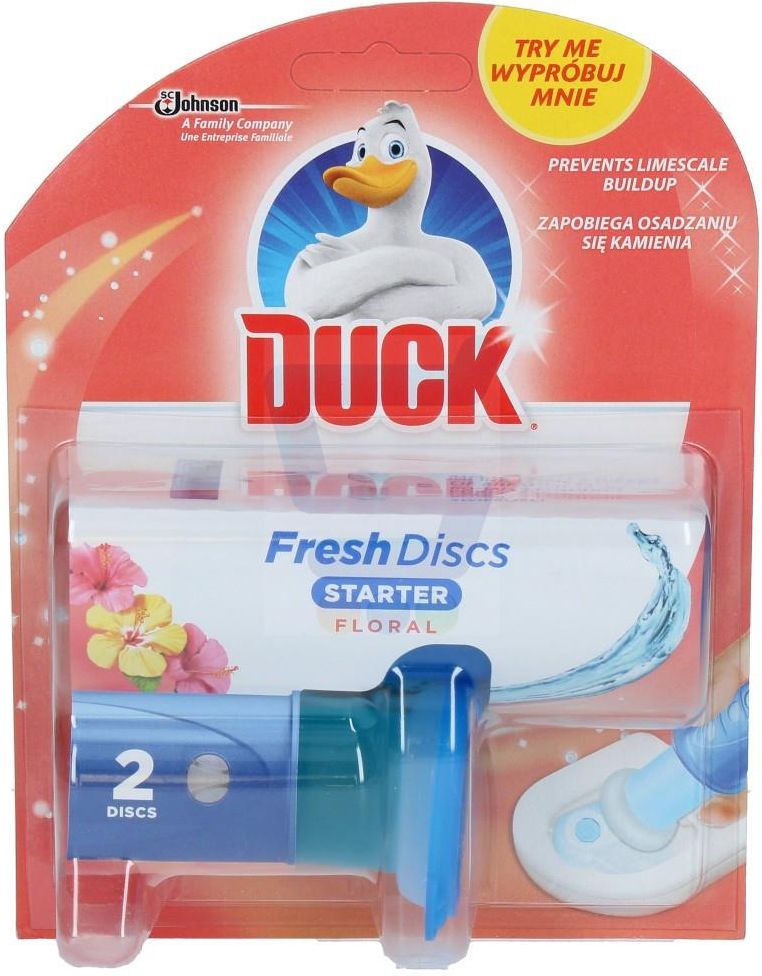 Sc Johnson Duck Fresh Discs Żelowy Krążek Do Wc Floral 2 Szt. - Opinie ...