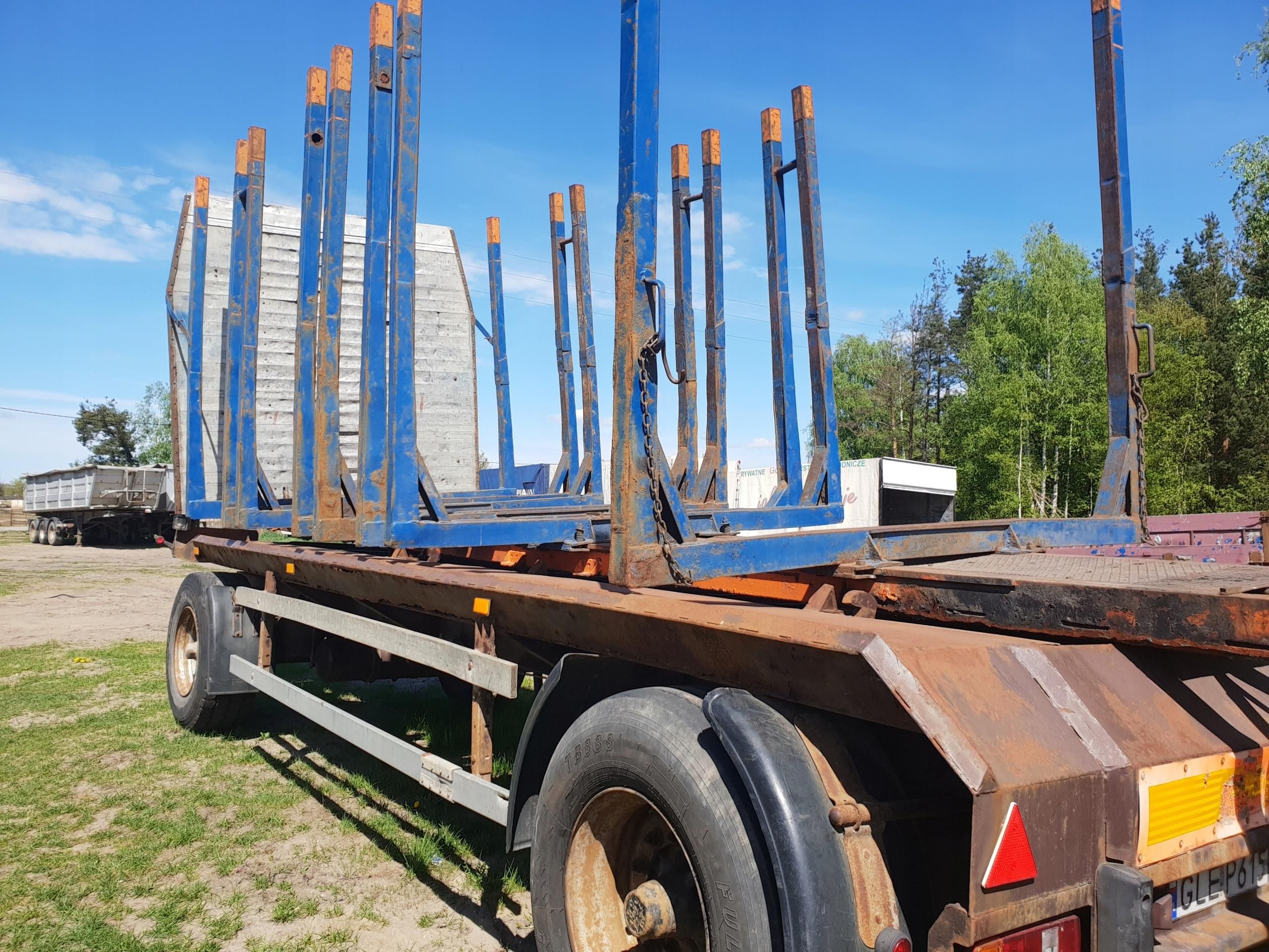 Przyczepa kontenerowa Blumhardt SPRAWNA - Opinie i ceny na Ceneo.pl