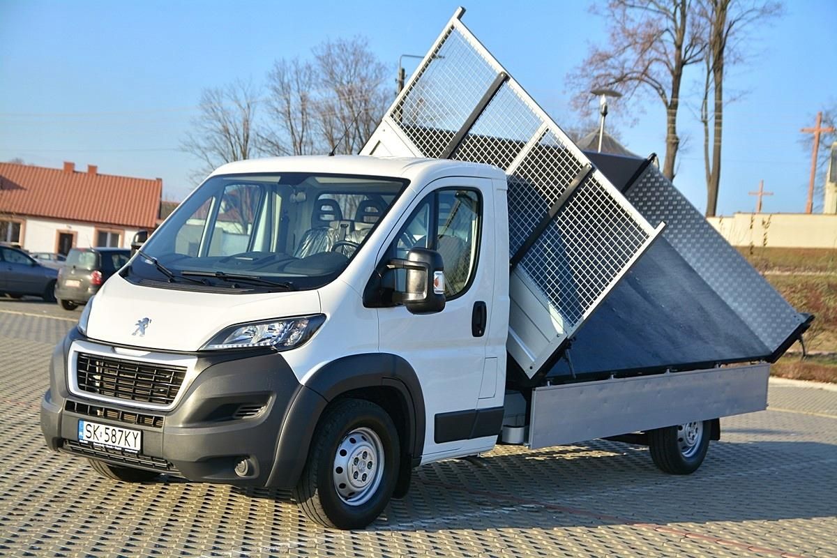 PEUGEOT BOXER_WYWROTKA 3-stronn_15 000km_JAK NOWY! - Opinie i ceny na Ceneo.pl