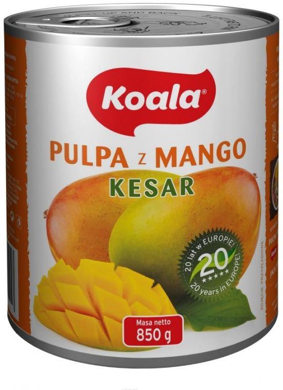 Koala Pulpa z Mango Kesar 90% słodzona 850 g - Ceny i opinie - Ceneo.pl