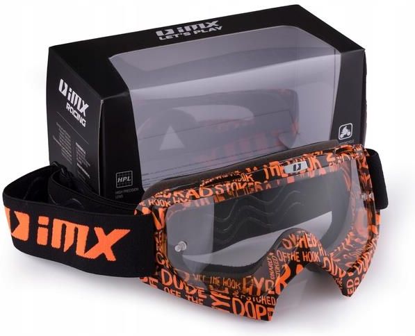 Gogle motocyklowe Gogle cross quad iMX Mud Graphic Orange/black ...