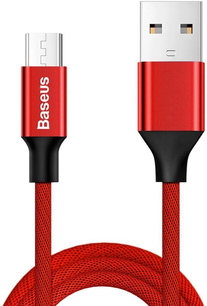 BASEUS KABEL YIVEN (MICRO-USB 1 M) CZERWONY 2A - Kable - Opinie i ceny na Ceneo.pl