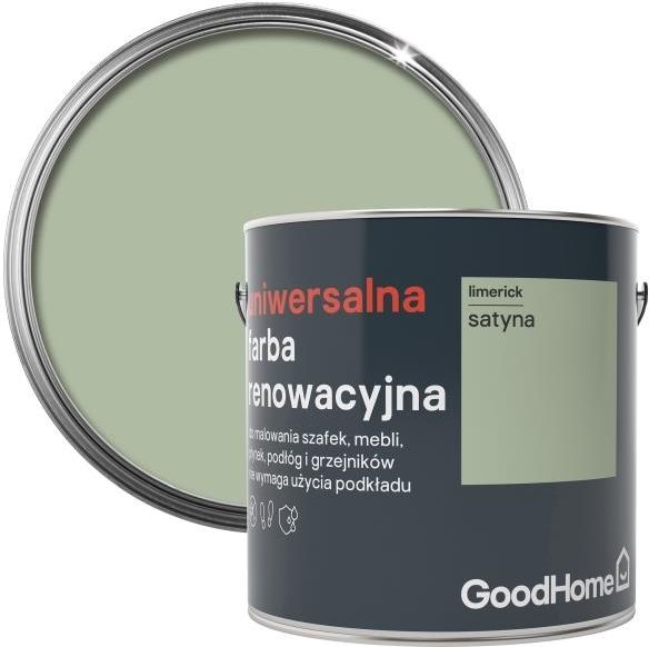 Farba GoodHome Farba Renowacyjna Uniwersalna Limerick Satyna 2 L ...