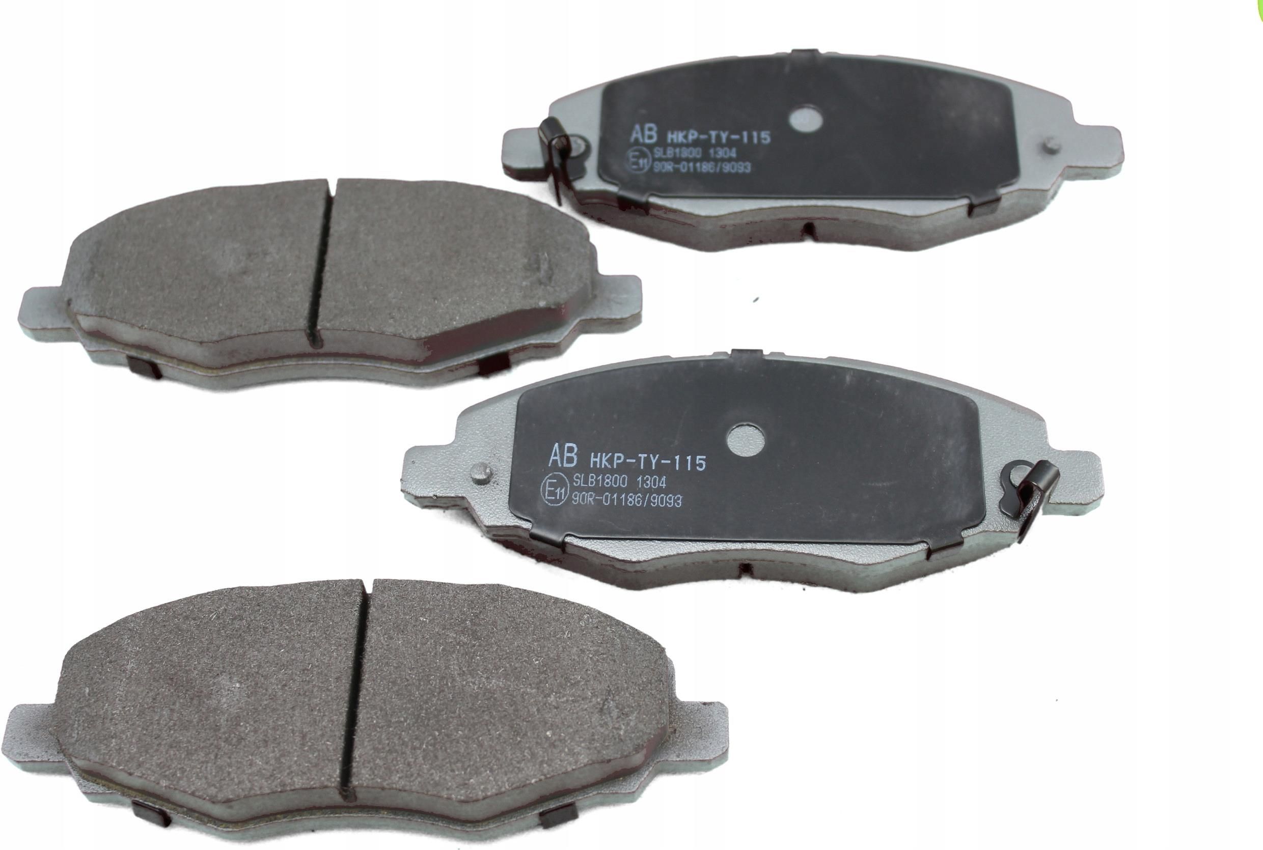 Klocki hamulcowe KLOCKI HAMULCOWE PRZEDNIE TOYOTA HI-LUX 2WD/4WD 2.5TDI ...