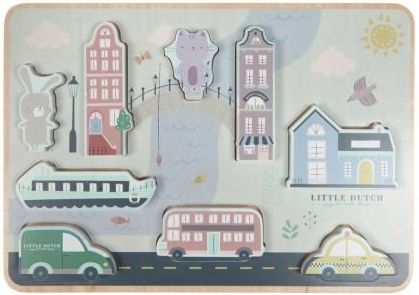 Little Dutch Puzzle Miasto - Ceny i opinie - Ceneo.pl
