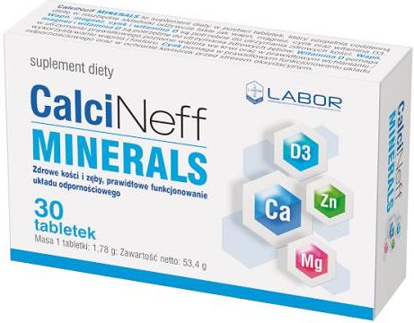 Labor P.F.-Ch. Calcineff Minerals 30tabl - Opinie i ceny na Ceneo.pl