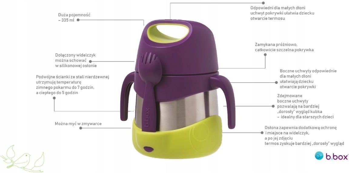 B.Box Termos Na Jedzenie 335Ml Passion Splash - Ceny i opinie - Ceneo.pl