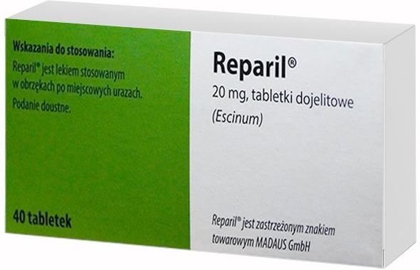 Pharmavitae Reparil 20Mg, 40 Tabletek Dojelitowych Import Równoległy ...