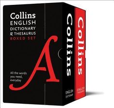 Collins English Dictionary and Thesaurus Boxed Set (Collins ...
