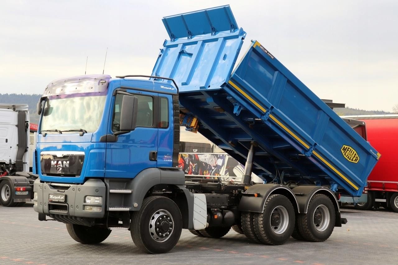 MAN TGS 26.440 / 6X6 / HYDROBURTA / WYWROTKA 3 STR - Opinie i ceny na ...