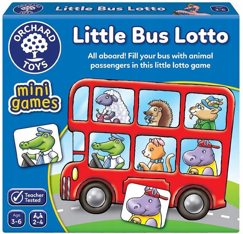 Mały Autobus - Lotto Gra Dla Dzieci (wersja angielska) - Gra dla ...