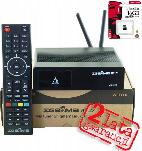 Zgemma H9.2S 16GB UHD 4K KODI - Opinie i ceny na Ceneo.pl