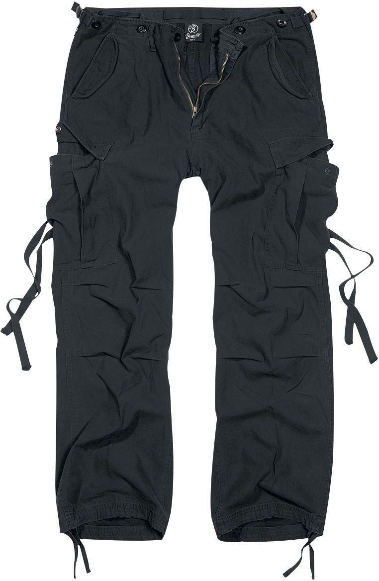 Brandit - M65 Vintage Trousers - Bojówki - Mężczyźni - czarny - Ceny i ...