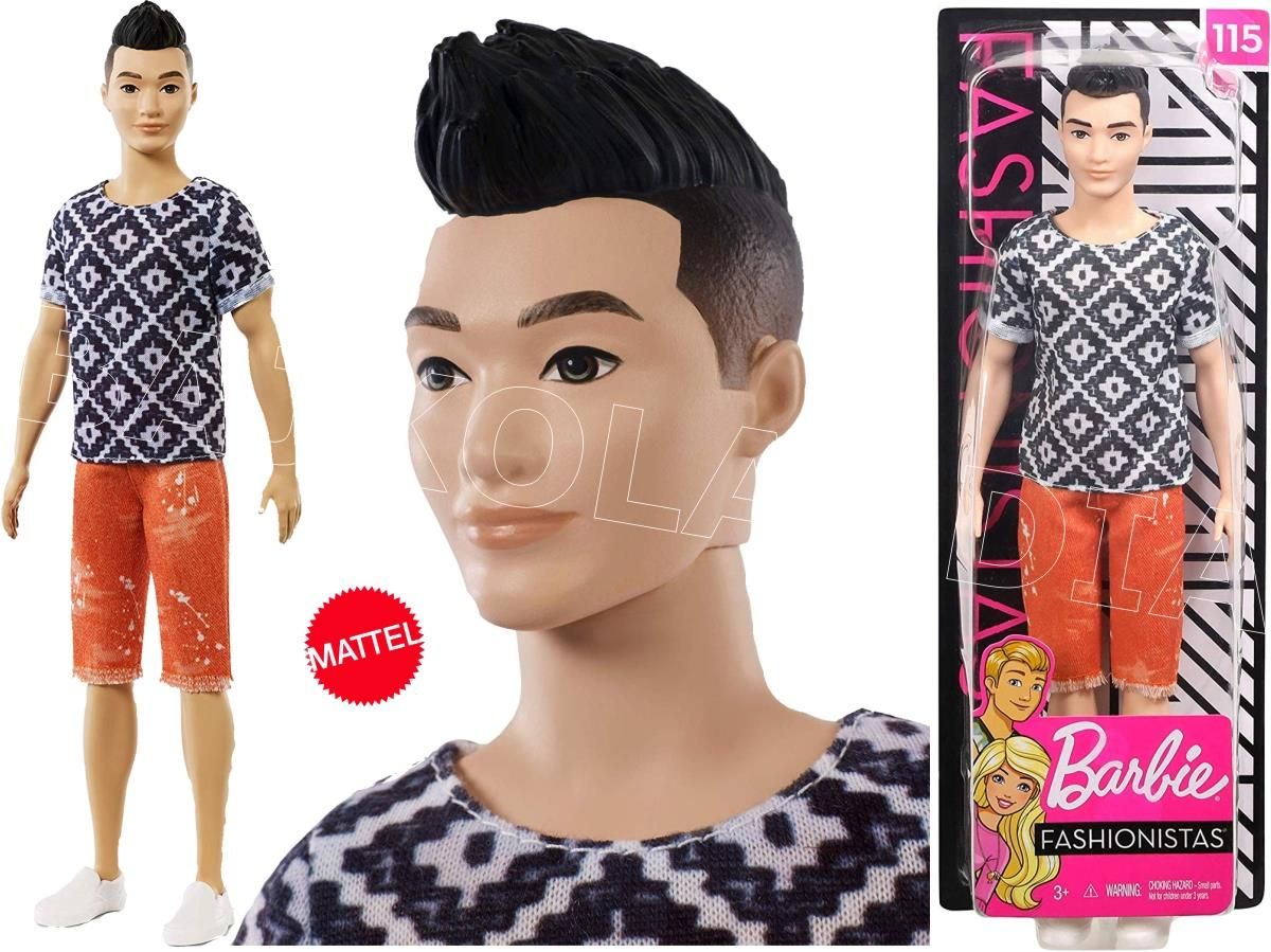 Lalka Barbie Fashionistas Stylowy Ken Boho Hip DWK44 FXL62 - Ceny i ...