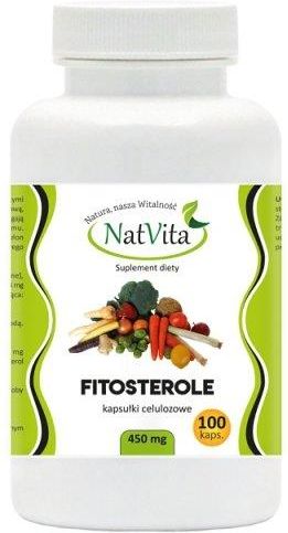NatVita Fitosterole kaps 450mg 100 szt 45g - Opinie i ceny na Ceneo.pl