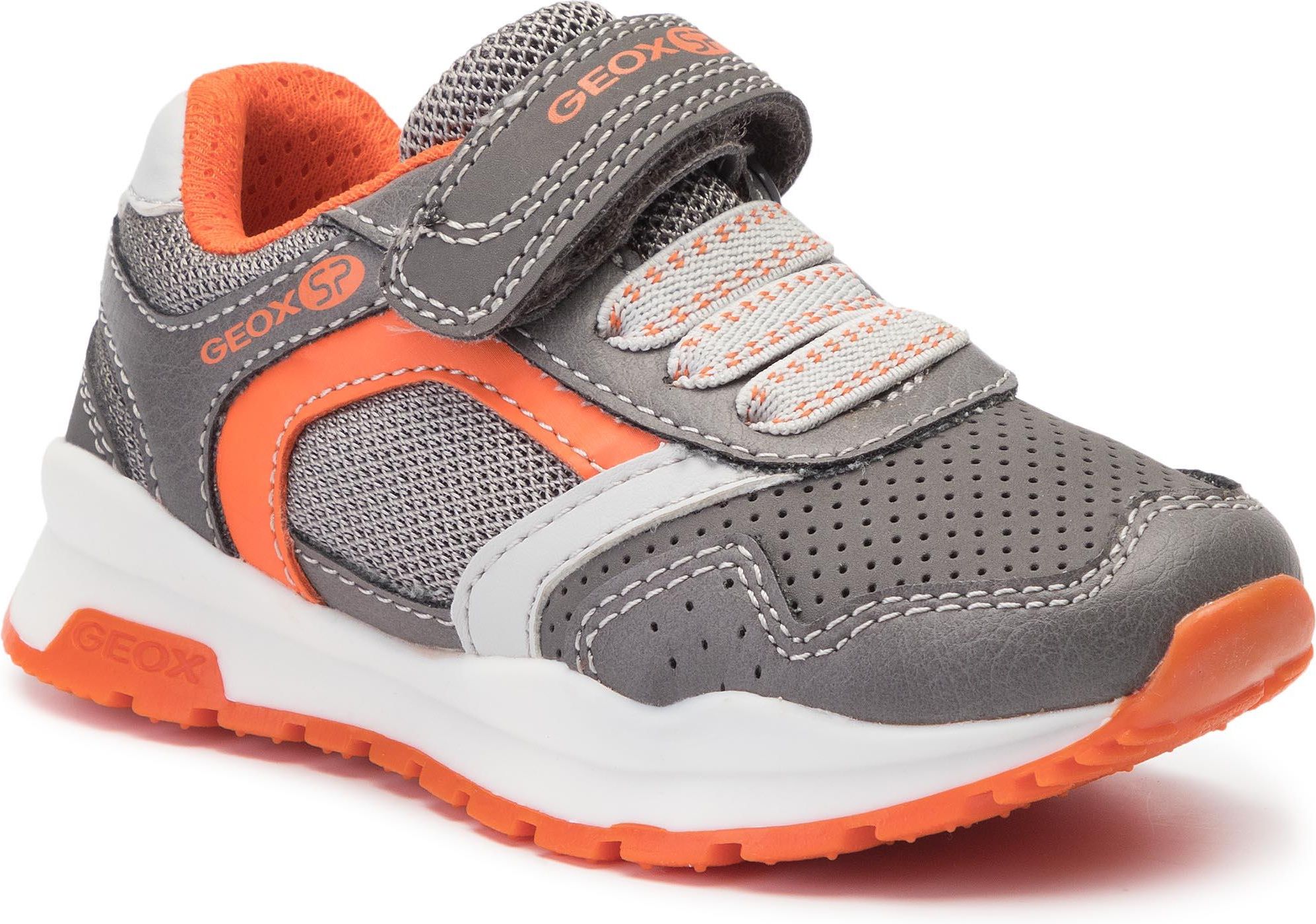 Sneakersy GEOX - J Cordian B. D J845DD 054FU C0036 M Grey/Orange - Ceny i opinie - Ceneo.pl