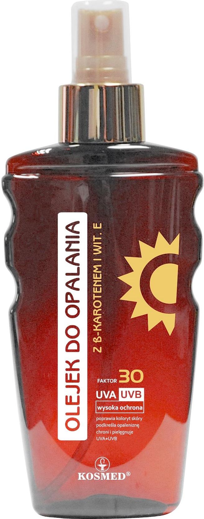 Kosmed Olejek do opalania SPF30 150ml - Opinie i ceny na Ceneo.pl