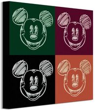 Pyramid Posters Mickey Mouse Chalk Faces Obraz Na Płótnie (Wdc101131 ...