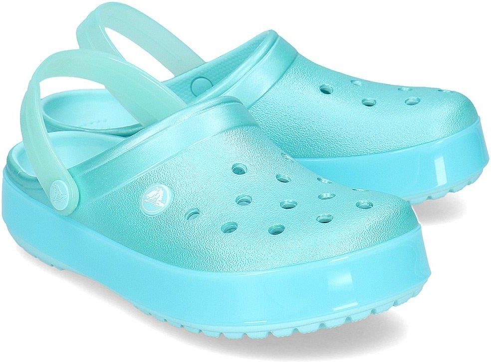 Crocs Crocband Ice Pop Clog - Klapki Damskie - 205574 ICE BLUE - Ceny i ...