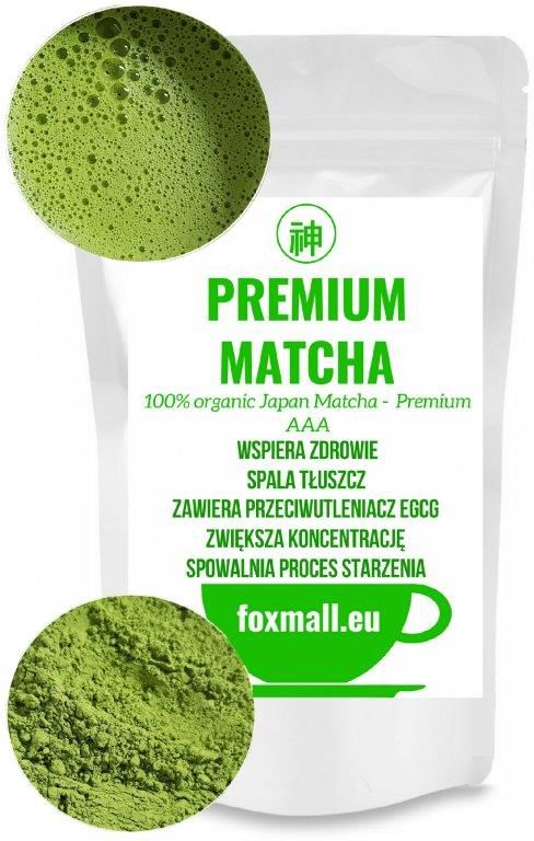 Herbata Foxmall Matcha Premium Aaa Japońska Herbata Shizuoka 100G - Ceny i opinie - Ceneo.pl