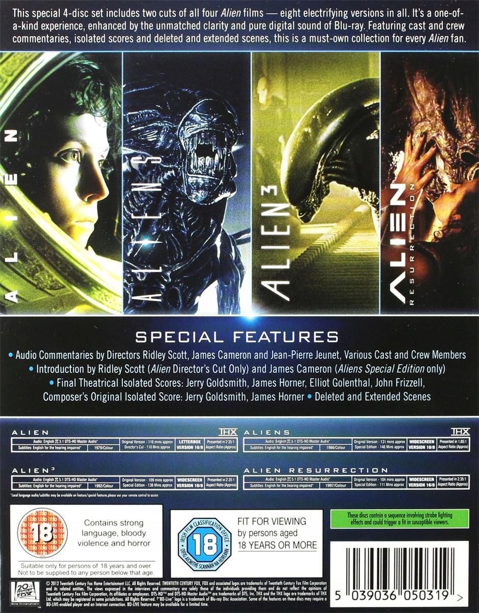 Film Blu-ray Alien Anthology [4xBlu-Ray] - Ceny i opinie - Ceneo.pl