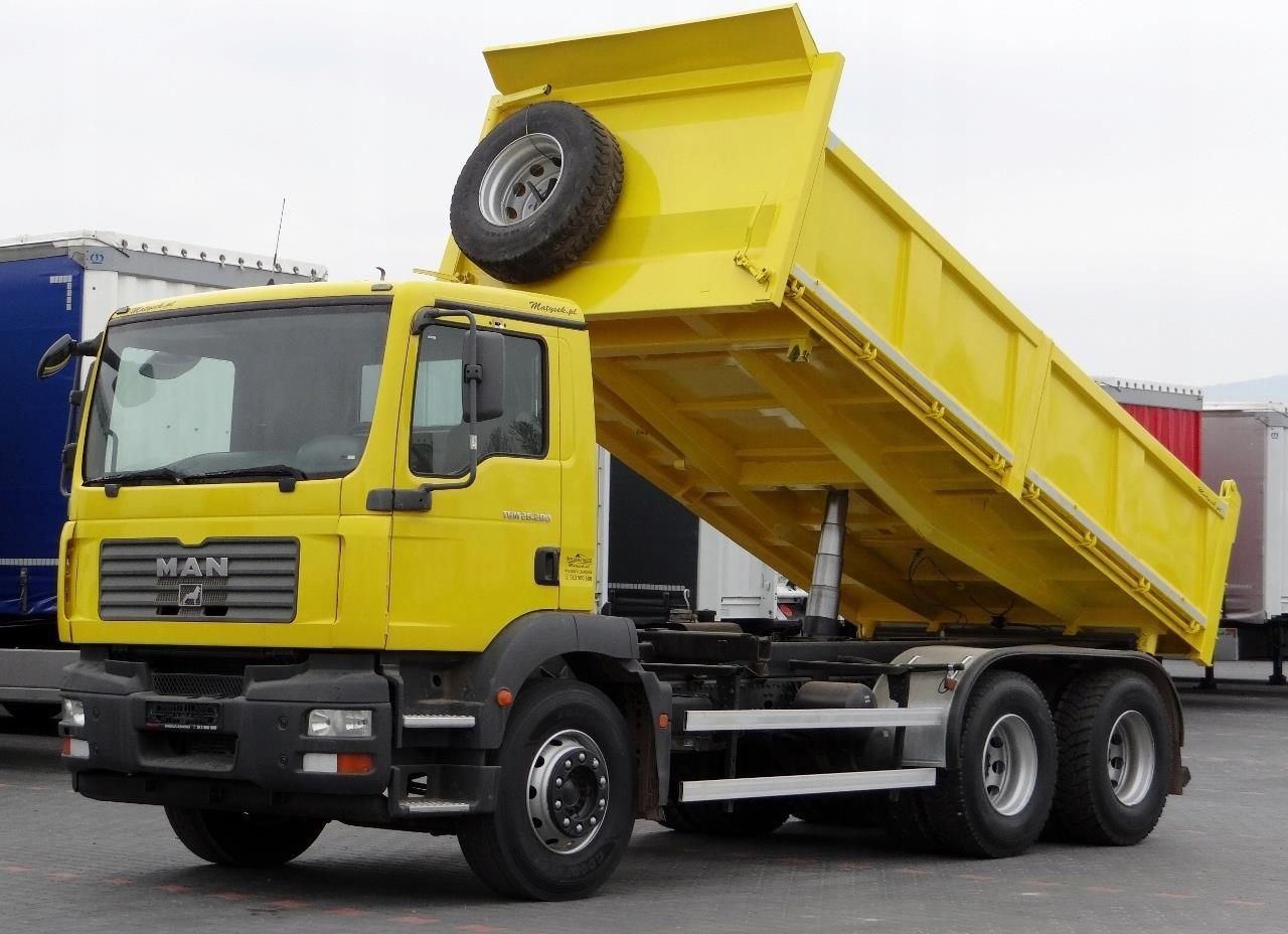 MAN TGM 26.280 / 6x4 / 3 STRONNA WYWROTKA / MOLCIK - Opinie i ceny na ...