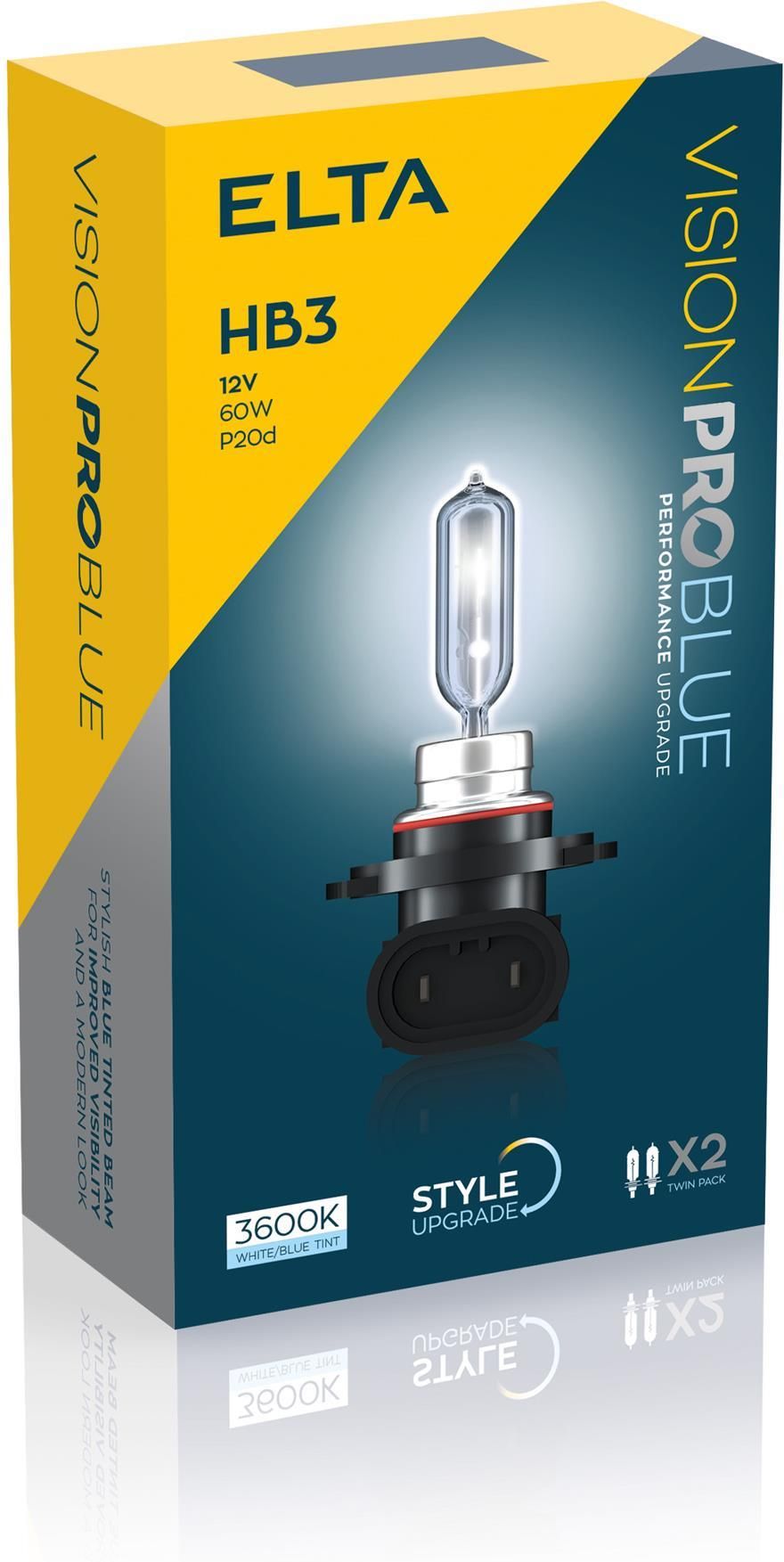 Elta Hb3 12V 60W P20D Vision Pro Blue Style Box02 Eb1005Tr (Eb1005Tr ...