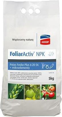 Nawóz Arkop Foliaractiv Potas Fosfor Plus 60-20-36+Mikro 5Kg - Ceny i opinie - Ceneo.pl