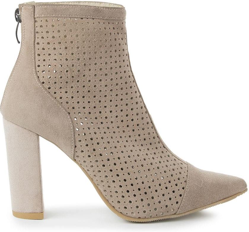 Saway Ażurowe botki Nediva cappuccino - Ceny i opinie - Ceneo.pl