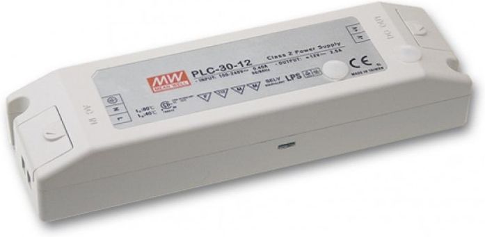 MEAN WELL zasilacz LED IP64 30W/12V/2,5A (PLC-30-12) - Opinie i ceny na Ceneo.pl
