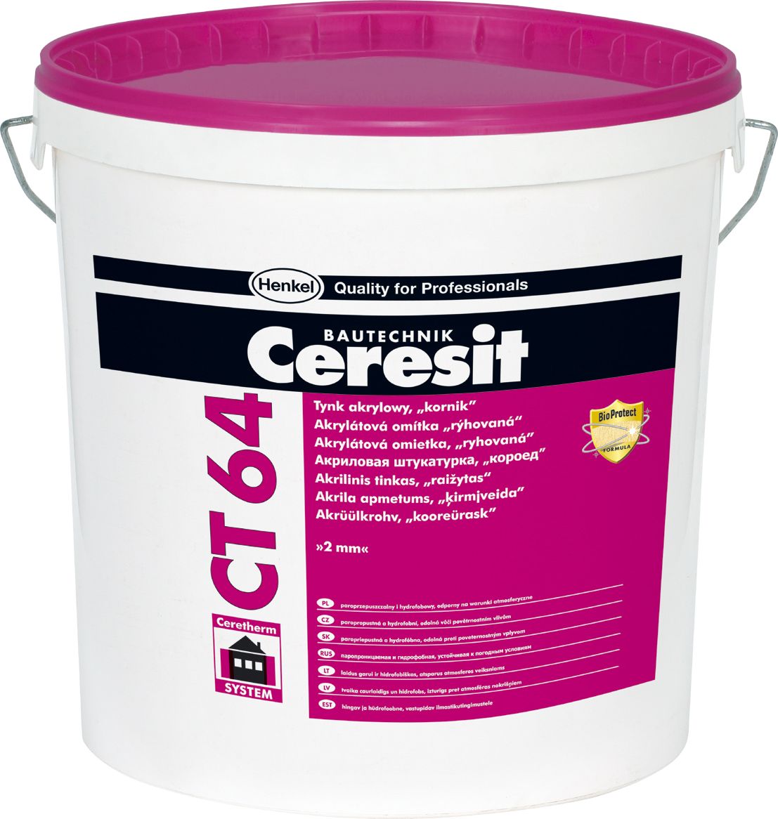 Tynk CERESIT CT 64 akrylowy ''kornik'' 2 mm Grupa A 25 kg - Opinie i ceny na Ceneo.pl