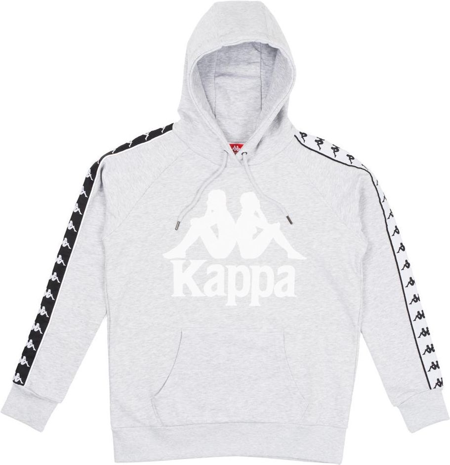 Bluza Damska Kappa Enna Hooded Sweatshirt Grey Melange (305031-18M ...