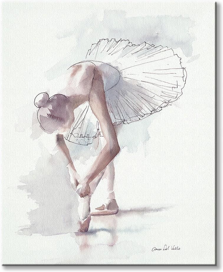 Tancerka Baletnica - obraz na płótnie 40x50 cm - Opinie i atrakcyjne ...