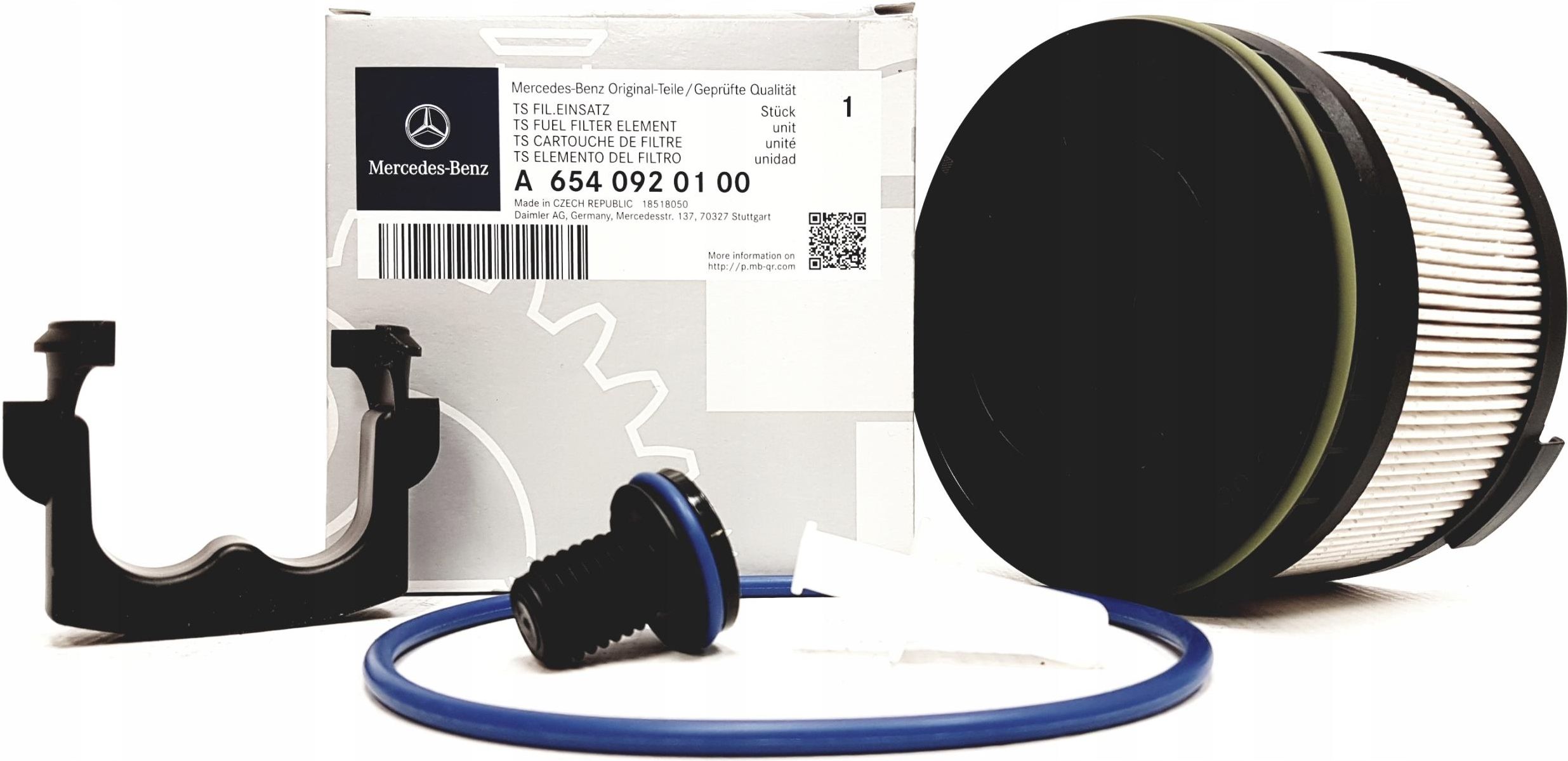 Filtr paliwa OE MERCEDES FILTR PALIWA C W205 S205 OM654 A6540920100 ...