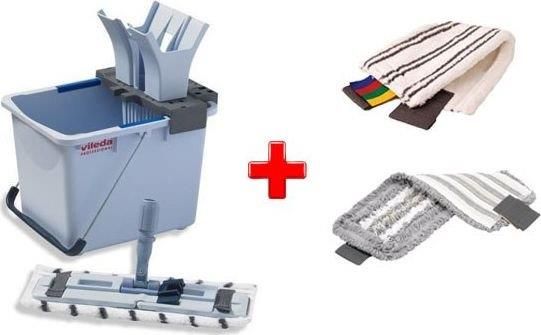 Vileda Zestaw Ultraspeed Starter Kit 15L Microlite 1 Wkład Trio ...