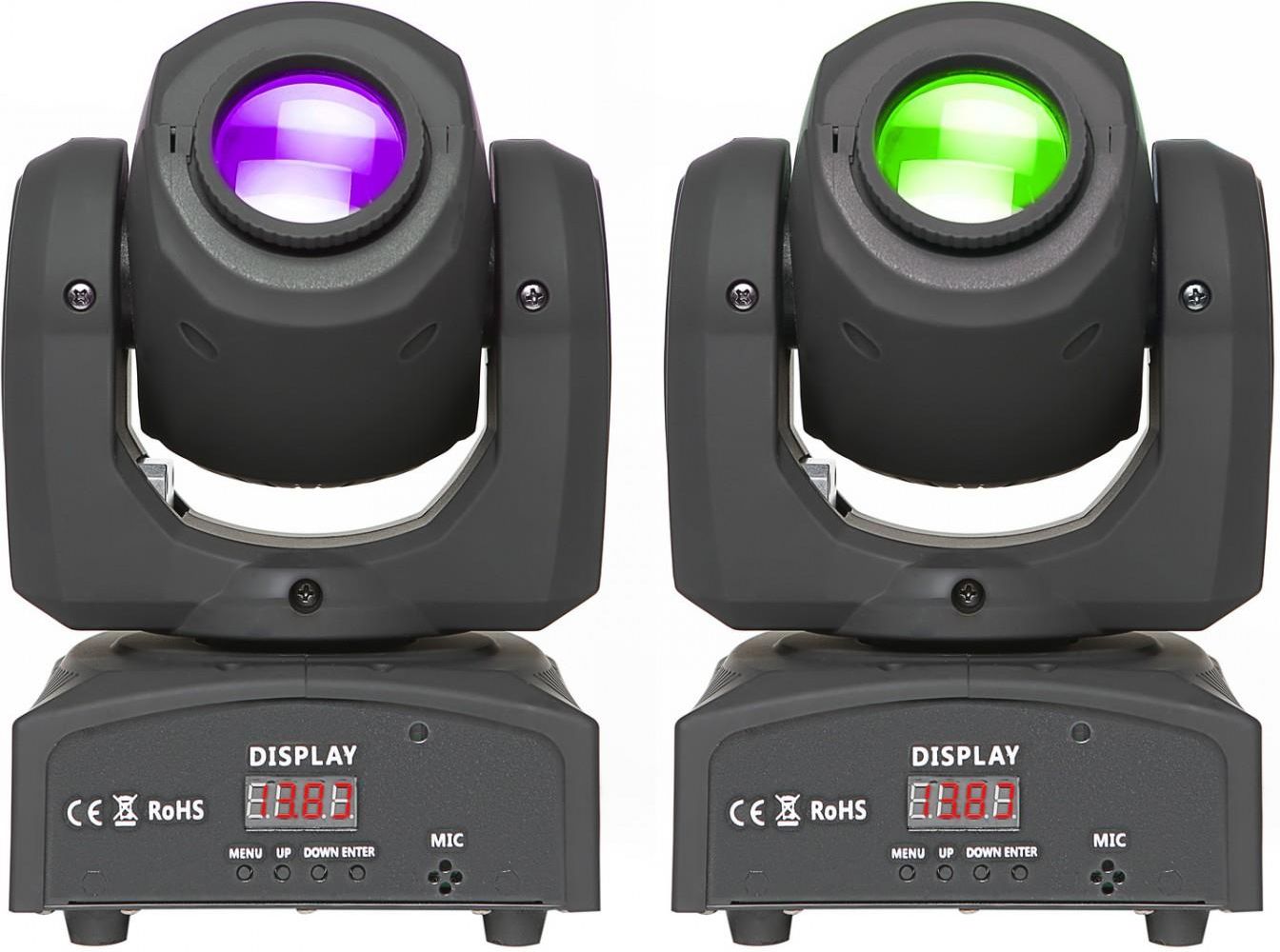 Fractal Lights Zestaw 2X Mini Led Gobo Spot 60W - Sprzęt oświetleniowy ...