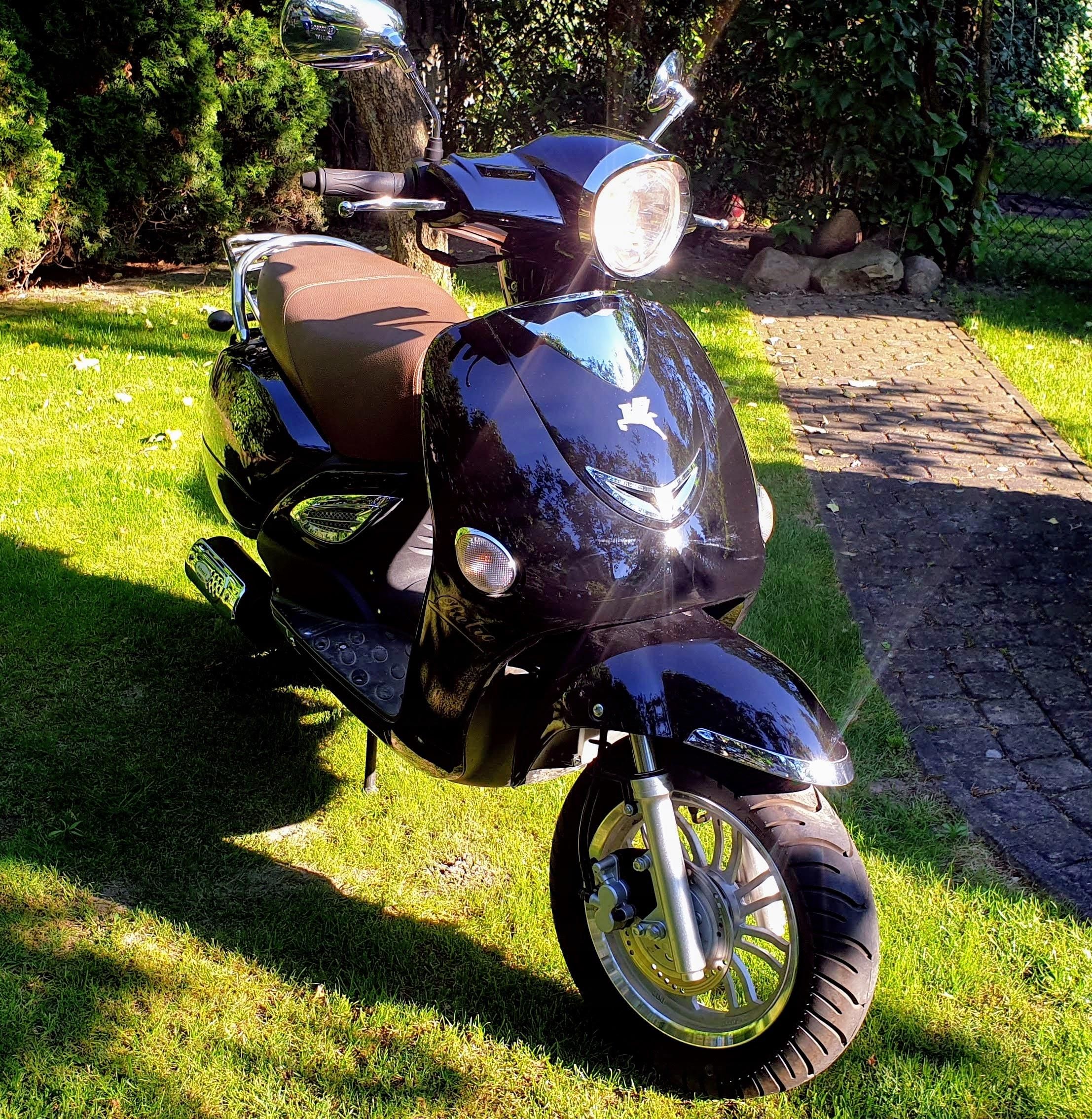 Skuter ROMET Retro 7 50 - JAK NOWY! okazja! - Opinie i ceny na Ceneo.pl