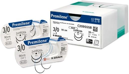 B.Braun Szwy Chirurgiczne Premilene® 4/0 (1,5) 75Cm 2Xhr26 Cv Rcp ...