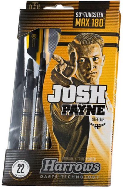 Harrows Rzutki Josh Payne Max 180 90% Steeltip - Ceny i opinie - Ceneo.pl